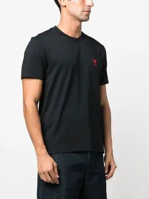 AMI Paris De Coeur T-shirt - Black