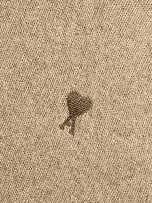 AMI Paris De Coeur Sweater - Neutrals