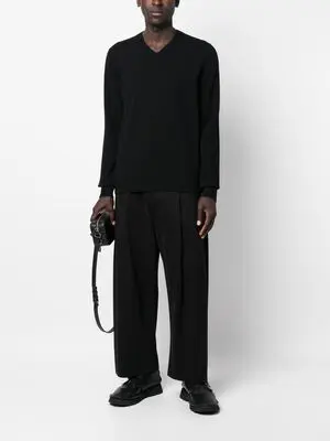 Comme Des Garçons V-neck Knitted Jumper