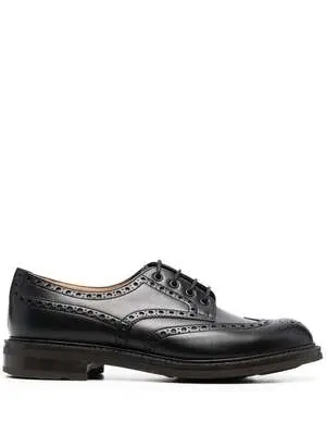 Church's Polished Calf Leather Brogues - Black