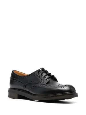 Church's Polished Calf Leather Brogues - Black