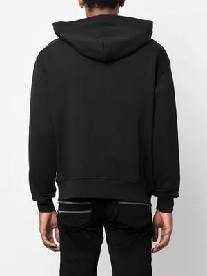 Vivienne Westwood Orb-Motif Zip-Up Hoodie - Black | Editorialist