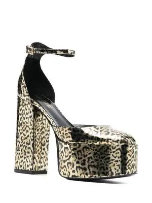 Paris Texas 130mm Leopard-print Pumps
