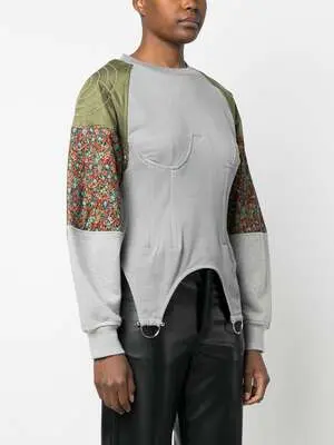 Andersson Bell Mix-fabric Sweatshirt