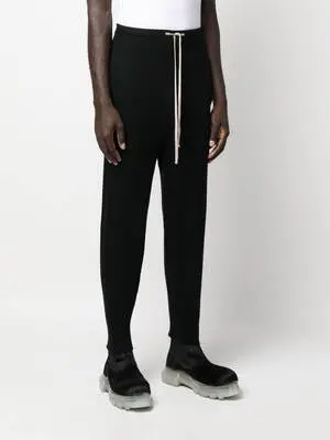 Rick Owens Drawstring-waist Cashmere Track Pants