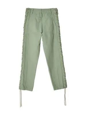 Eckhaus Latta Lace-up Straight Trousers