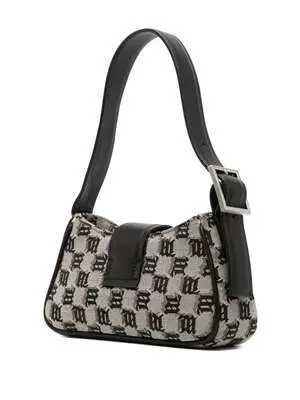 MISBHV Logo-plaque Shoulder Bag - Neutrals