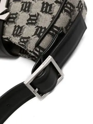 MISBHV Logo-plaque Shoulder Bag - Neutrals