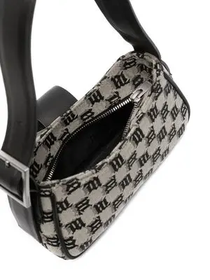 MISBHV Logo-plaque Shoulder Bag - Neutrals