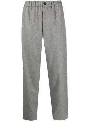 JIL SANDER Straight-leg Wool Trousers - Grey