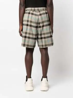 Rick Owens Penta Plaid Bermuda Shorts