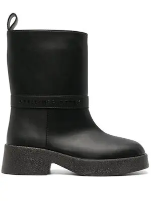 Stella McCartney - Stella McCartney Debossed-Logo Boots