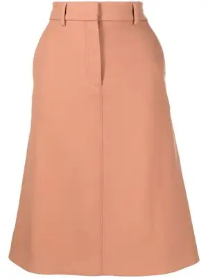 Stella McCartney Knitted Straight Skirt - Pink