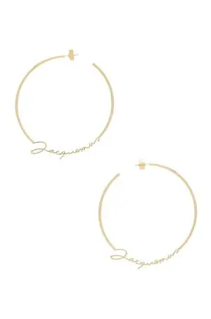 Jacquemus Les Creoles Earrings - Gold