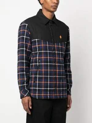 COUNTY OF MILAN Checked Long-sleeve Jacket