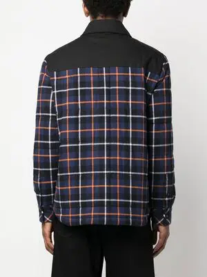 COUNTY OF MILAN Checked Long-sleeve Jacket