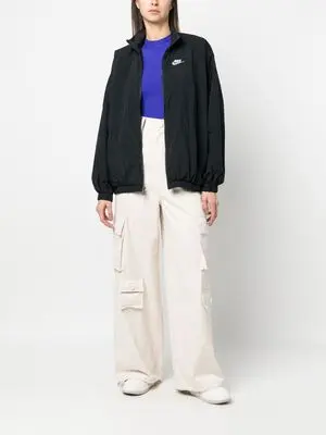 Nike Embroidered-logo Zipped Jacket