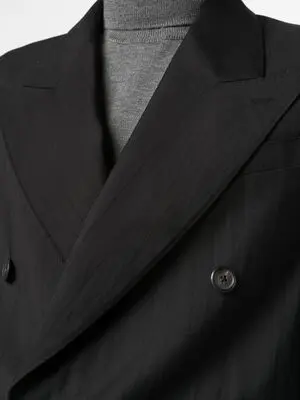 Our Legacy Crease-effect Double-breasted Blazer