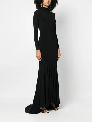 ATU BODY COUTURE Long-sleeve Flared Gown