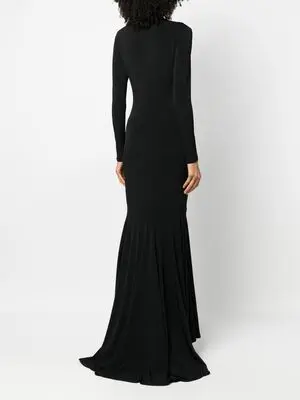 ATU BODY COUTURE Long-sleeve Flared Gown