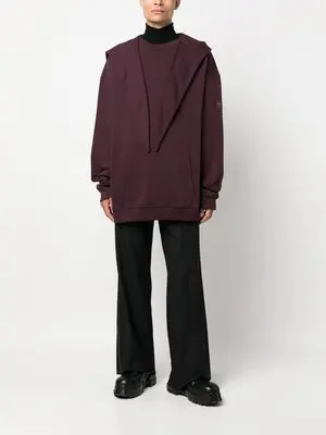 Raf Simons Deconstructed Cotton Hoodie