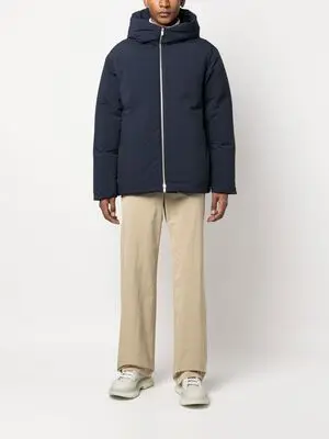 JIL SANDER Hooded Padded Jacket - Blue
