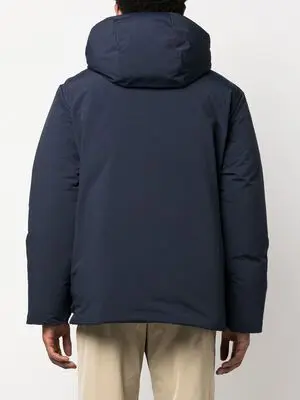 JIL SANDER Hooded Padded Jacket - Blue