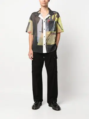 BETHANY WILLIAMS Abstract-print Short-sleeve Shirt