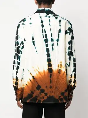 JIL SANDER Tie-dye Chest Pocket Shirt