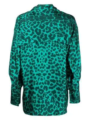 Alberto Biani Leopard-print Silk Shirt