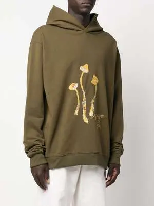 MAISON MARGIELA Mushroom Print Hooded Sweatshirt