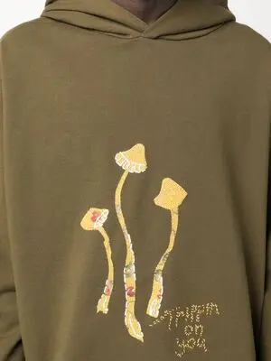 MAISON MARGIELA Mushroom Print Hooded Sweatshirt