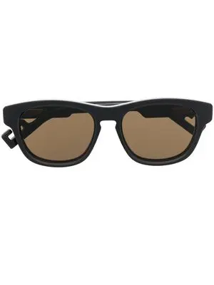 Gucci Rectangle Sunglasses - Black