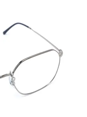 Ray-ban Jim Round-frame Glasses - Silver