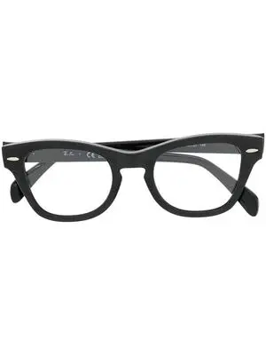 Ray-ban Square-frame Optical Glasses - Black