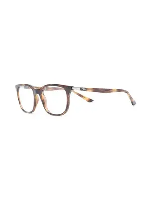 Ray-ban Tortoiseshell Square Frame Eyeglasses