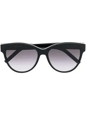 Saint Laurent Round-frame Sunglasses - Black