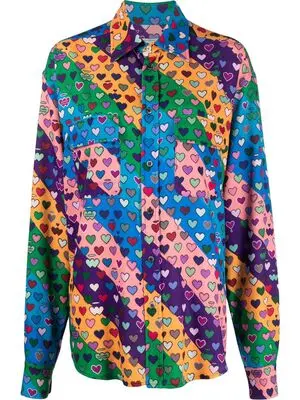 ALESSANDRO ENRIQUEZ Heart-print Shirt