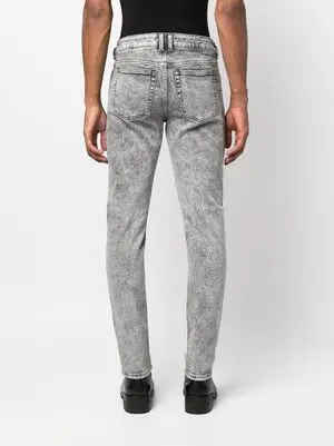DIESEL® Marble-pattern Skinny Jeans - Grey