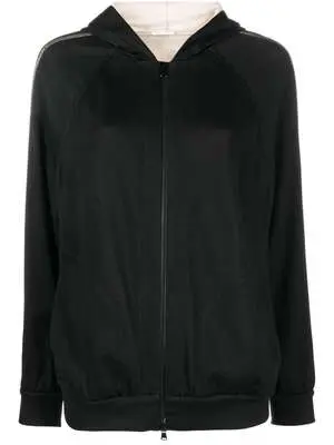 Brunello Cucinelli Bead-detail Hooded Jacket