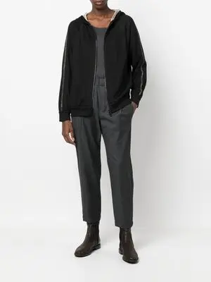 Brunello Cucinelli Bead-detail Hooded Jacket