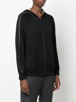 Brunello Cucinelli Bead-detail Hooded Jacket