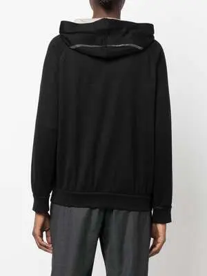 Brunello Cucinelli Bead-detail Hooded Jacket