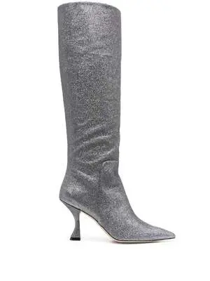 STUART WEITZMAN Crystal-embellished Boots