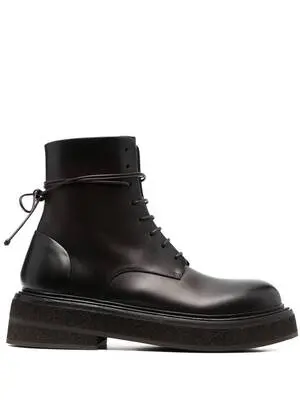 Marsèll Zuccone Leather Combat Boots