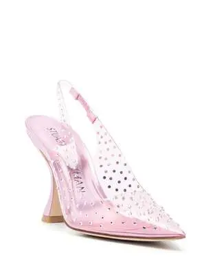 STUART WEITZMAN Crystal-embellished Pumps