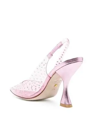 STUART WEITZMAN Crystal-embellished Pumps