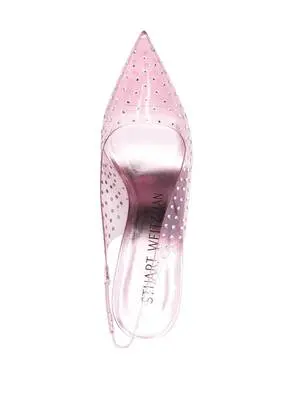 STUART WEITZMAN Crystal-embellished Pumps