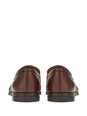 FERRAGAMO Gancini-ornament Moccasins - Brown