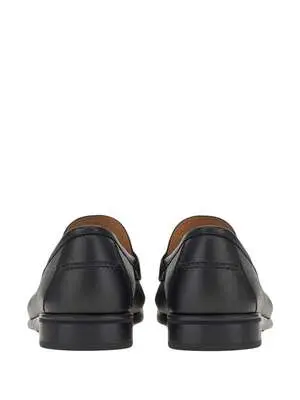 FERRAGAMO Chunky Leather Penny Loafers